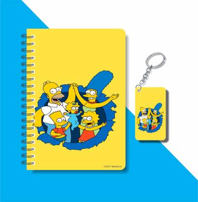 craft maniacs THE SIMPSONS A5 Diary RULED 160 Pages Price in India ...
