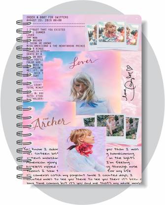 craft maniacs TAYLOR SWIFT COLLECTION A5 Diary RULED 160 Pages Price in ...