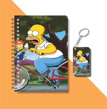 craft maniacs THE SIMPSONS A5 Diary RULED 160 Pages Price in India ...