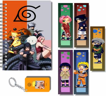 craft maniacs ANIME DIARY & FREEBIE BOOKMARKS WITH KEYCHAIN A5 Diary ...