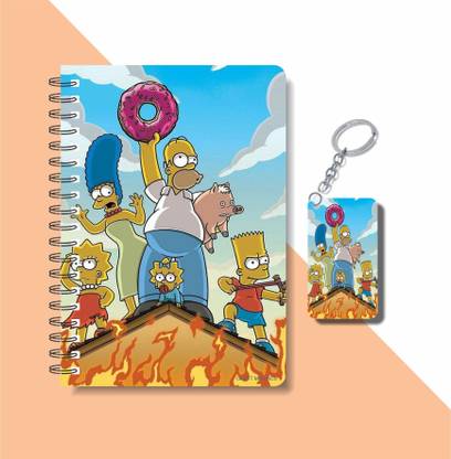 craft maniacs THE SIMPSONS A5 Diary RULED 160 Pages Price in India ...
