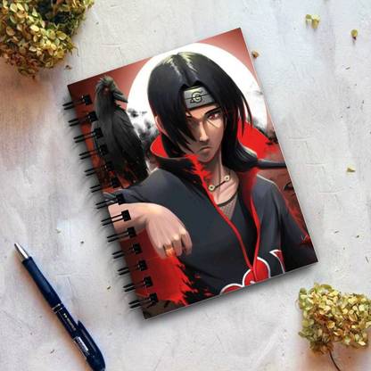 THEME VINTAGE Naruto Anime Akatsuki Itachi Uchiha Raven Designer ...