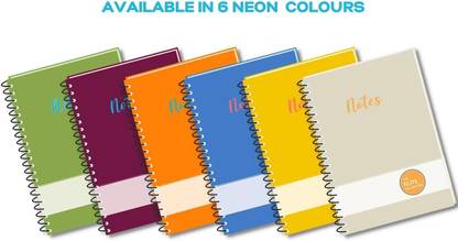 Pragya Wire Bound Notebook A6 Notebook Single Ruled 140 Pages Price in ...