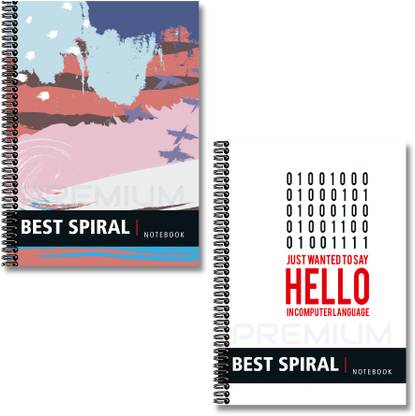 Best Spiral Notebooks | 500 Pages UnRuled Notebook | A4 Size Paper | A4 ...