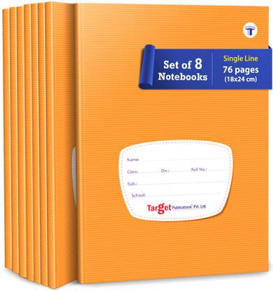 Woodsnipe Single Line Notebooks | Small Single Line Copy | 72 Ruled ...