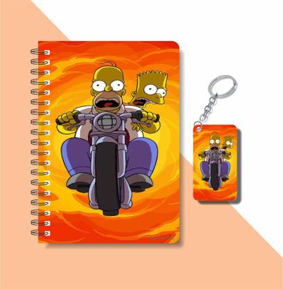 craft maniacs THE SIMPSONS A5 Diary RULED 160 Pages Price in India ...