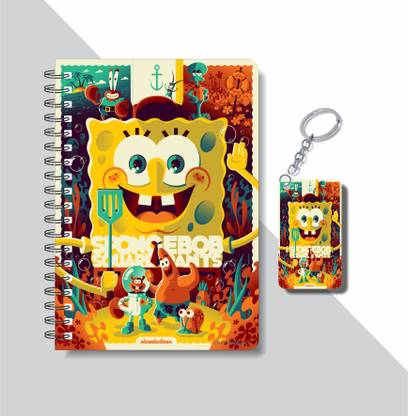 craft maniacs SPONGEBOB 2023 COLLECTION A5 Diary RULED 160 Pages Price ...