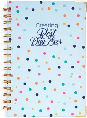 Doodle Hard Bound Daily A5 Planner Ruled 192 Pages Price in India - Buy ...