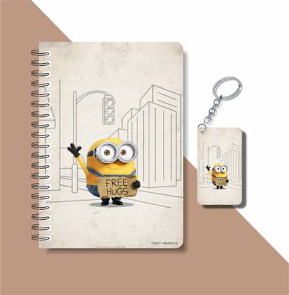 craft maniacs MINION 2023 COLLECTION A5 Diary RULED 160 Pages Price in ...