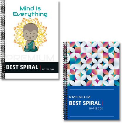 Best Spiral Notebooks | 600 Pages UnRuled Notebook | A4 Size Paper | A4 ...