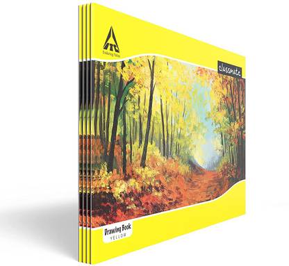 Classmate Drawing-book A4 Notebook Un-ruled(29.7cmx21cm) 36 Pages Price ...