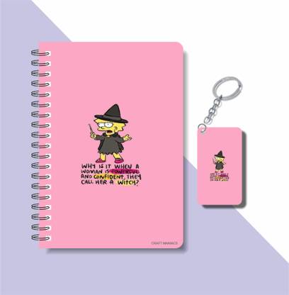 craft maniacs THE SIMPSONS A5 Diary RULED 160 Pages Price in India ...