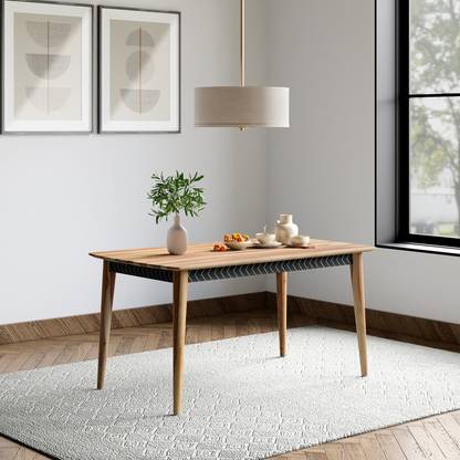 Godrej Interio Cesar Solid Wood 6 Seater Dining Table Price in India - Buy Godrej Interio Cesar ...