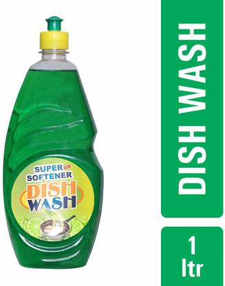 SUPERSOFTENER Dishwash with Green Lemon Dish Gel Dish Cleaning Gel ...