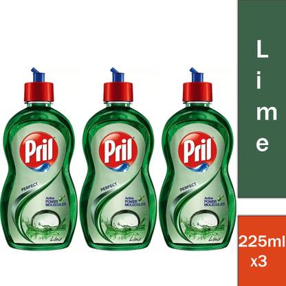 Pril Lime Grease Fighter Insta Clean @@ Pack Of 3 (225mlx3) Dish Cleaning Gel Price in India ...