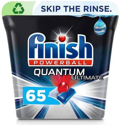 Finish Powerball Quantum Ultimate Dishwasher Tablets 65s Dishwashing ...