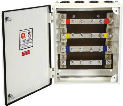 Selvo 63 Amps 415 Volts Step Type Busbar Chamber Distribution Board ...