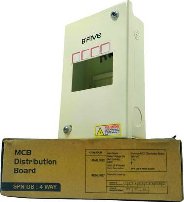 b'five Circuit Protection mcb Metal base 4 Way Pole distribution mcb ...