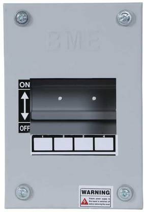 Audler 4 POLE MCB BOX Distribution Board Price in India - Buy Audler 4 ...