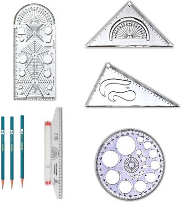 Book birds Engineering Template stencil, pro circle Drafting Kit Price ...