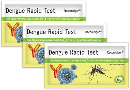 Recombigen Dengue rapidTest Kit NS1 (Serum/Plasma/Whole Blood) Antigen ...