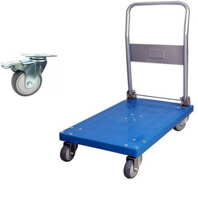 Aarvik 200 Kg Load Capacity Multi-Functional Plastic Platform Trolley ...