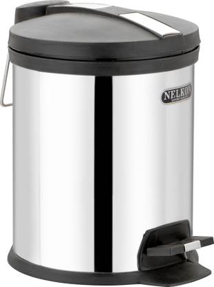 Nelkon Premium Pedal Bin - 5 Ltr Stainless Steel Dustbin Price in India ...