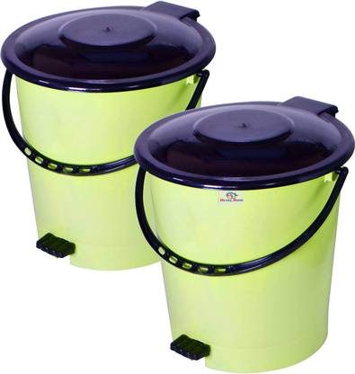 Heart Home Plastic Pedal Dustbin For Kitchen with Bedroom 5 Liter ...