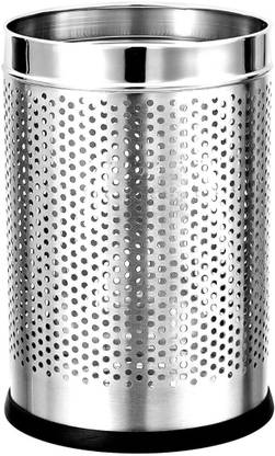 Flipkart SmartBuy Stainless Steel Open Perforated Dustbin Without Lid ...