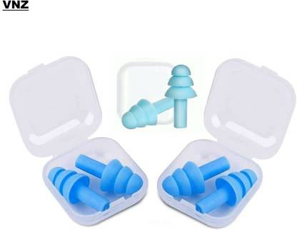vnz VZ Medical Grade Soft Silicone Ear Plugs for Noise Reduction Ear ...