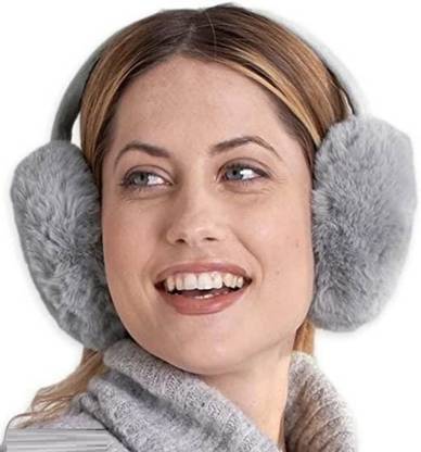 DRP Faux Fur Foldable Ear Muffs / Warmer ear protection from Cold ...