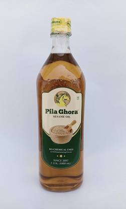 Pila Ghora 100% Pure Sesame Oil Sesame Oil PET Bottle Price in India ...