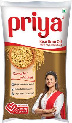 Priya Refined Rice Bran Oil Pouch Price in India - Buy Priya Refined Rice Bran Oil Pouch online ...