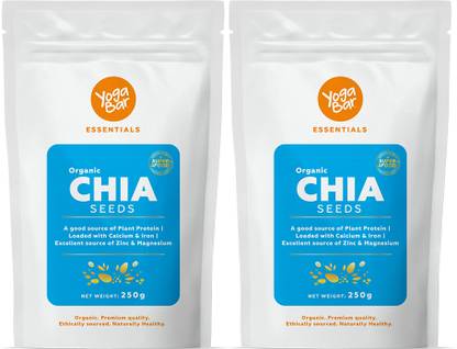 Yogabar Raw Chia Seeds Pouch for Weight loss Management Chia Seeds ...