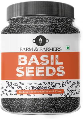 Farm & Farmers Pack of 1 | 180 G | Raw and Unroasted Premium Sabja ...