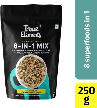 True Elements 8-in-1 Mix 250gm Mixed Seeds Price in India - Buy True ...