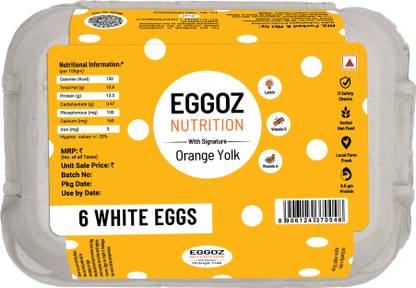 Eggoz Nutrition Hen White Eggs Price in India - Buy Eggoz Nutrition Hen White Eggs online at ...