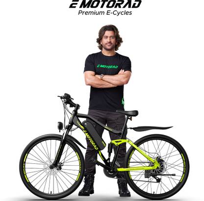 EMotorad EMX+ Neon 27.5 inches 21 Gear Lithium-ion (Li-ion) Electric Cycle Price in India - Buy ...