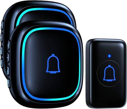 lokza Wireless Doorbell Waterproof calling Bell 1000ft Range 56 Tune 7 ...