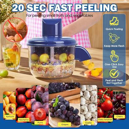 MAHADEV ENTERPRISE Automatic Vegetable Peeler, Electric Garlic Peeler ...