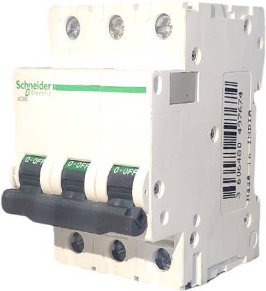 Schneider Electric MCB 3 POLE 415V 63A C CURVE 10KA MCB 3P-C-63A 10KA ...