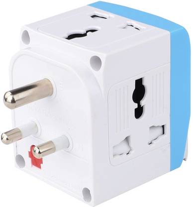 jihaan multiplug three pin plug socket 3-in-1 Universal Travel Adapter ...