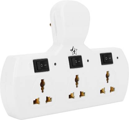 Flipkart SmartBuy Extension Boards 3 Sockets 3 Individual Switches 3 ...