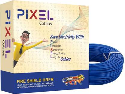PIXEL HRFR PVC 4 sq/mm Blue 90 m Wire Price in India - Buy PIXEL HRFR ...