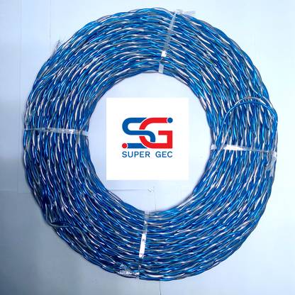 SUPER GEC 14/76 CRYSTAL Flexible Twisted Aluminium 0 sq/mm Red 73 m ...