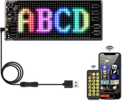 Eewe Flexible LED Matrix Display with App Control for Cars, Homes ...