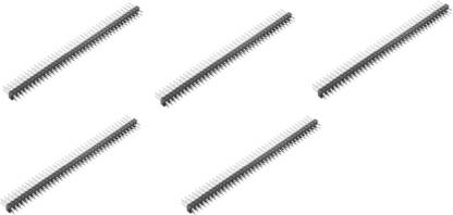 Technical hut 2.54MM pitch 40x2 Pin Male Double Row Bergstrip Connector ...