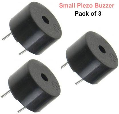 Scienticy Small Piezoelectric Buzzer 5V Active Buzzer (Pack of 3 ...
