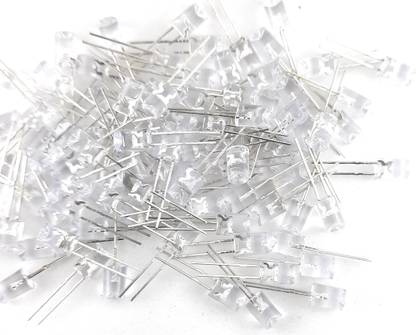 SAMAES 100 Pics 5mm Concave Head LED, Red, Green, Blue, Yellow, White ...