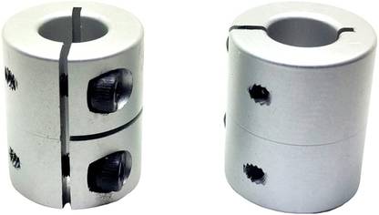 INVENTO 2Pcs 12x12mm Motor Jaw Shaft Coupler Aluminum 12mm to ...